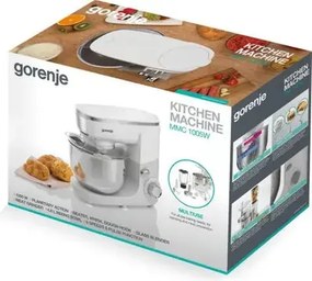 Gorenje MMC1005W šedá / Kuchyňský robot / 1000W / 4.8l / 6 rychlostí