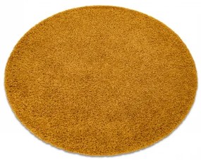 Dywany Luszczow Dětský kusový koberec SOFFI kulatý, shaggy 5 cm zlato Rozměr koberce: 120 cm KRUH