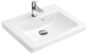 Villeroy & Boch Subway 2.0 - Umývátko s přepadem, 450x370 mm, alpská bílá 73154501