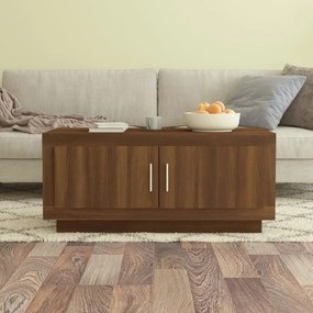 vidaXL Konferenční stolek 102 x 50 x 45 cm kompozitní dřevo [817232] Barva: bílá s vysokým leskem