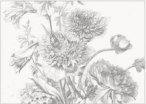 Tapeta Engraved Flowers