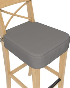 Sedák na židli IKEA Ingolf - barová barva šedá látka pletený vzor