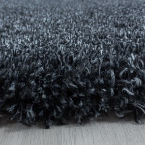 Ayyildiz koberce Kusový koberec Fluffy Shaggy 3500 anthrazit kruh - 80x80 (průměr) kruh cm