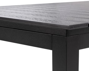 Rozkládací zahradní stůl MACHIO 200/300 cm černý