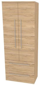 Mereo Mereo, Bino, koupelnová skříňka vysoká 163 cm, dvojitá, Multidecor, CN699JASH