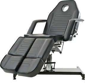 Hydraulické kosmetické lehátko Split – černá