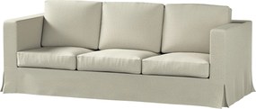 Potah na pohovku IKEA  Karlanda 3-místná nerozkládací, dlouhý barva béžová látka pletený vzor
