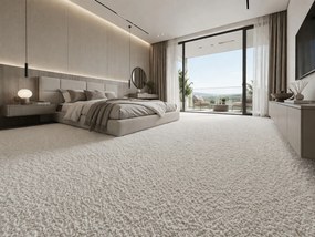 Lano, Metrážový koberec Sense 242, na míru, šíře 4m,5m, béžová, ab (mřížka), dětský pokoj