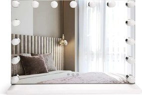 Rea Kosmetické zrcadlo 58x45 cm s regulovatelným LED osvětlením HOM-12010