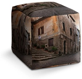 Sablio Taburet Cube Starý dům 2: 40x40x40 cm