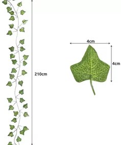 Gardlov 19732 Umělá girlanda -  břečťan 6,3m