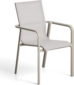 Béžová/taupe zahradní židle Canea – Kave Home