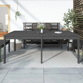 vidaXL Zahradní stůl šedý 203,5 x 100 x 76 cm masivní borové dřevo [823986] Barva: Šedá borovice