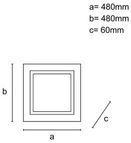 LED Stmívatelné stropní svítidlo LED/35W/230V 3000-6500K + dálkové ovládání