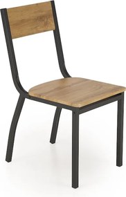 Jídelní set Halmar MILTON přírodní-černý
