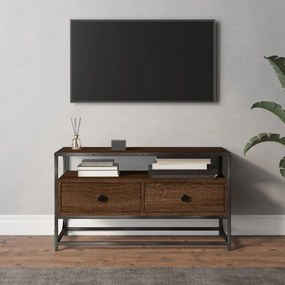 826314 vidaXL TV skříňka hnědý dub 80 x 35 x 45 cm kompozitní dřevo