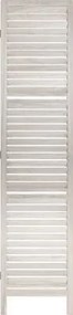 Bílý skládací paraván z MDF, WHITE SCREEN, 120x170 cm