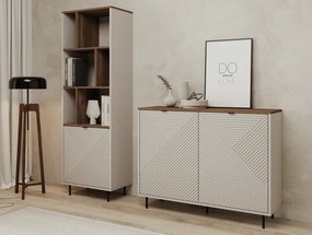 Komoda, kašmír/dub castello, EYCO 2D