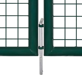 Dvoukřídlé plotové brány 300 x 150 cm práškově lakovaná ocel 142025