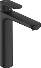 Hansgrohe Vernis Blend, vysoká umyvadlová baterie 190 bez odtokové soupravy, EcoSmart, černá matná, 71552670