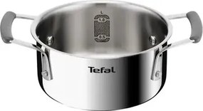 Tefal Opti Space G7378S55 / Sada nádobí / 8 dílů / nerez / 4x kastrol