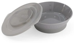 Twistshake Miska Bowl 6+ pastelově šedá