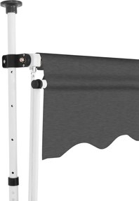 Ručně zatahovací markýza 300 cm antracitová