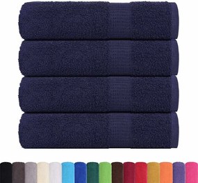 Ručníky FROGN 4 ks tmavě modré 50x100 cm 360 g/m² 136783
