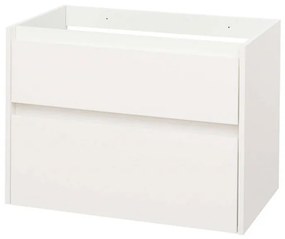 Mereo, Opto, koupelnová skříňka 81 cm, bílá CN911S