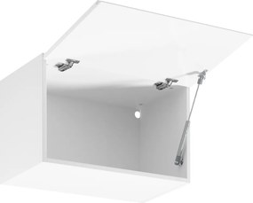 Horní skříňka, bílá / bílý extra vysoký lesk, AURORA G60KN
