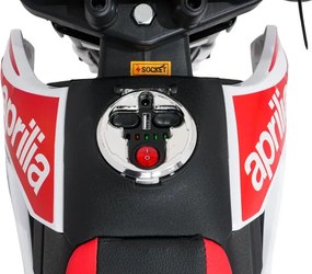 Elektrická motorka Aprilia RX bílá