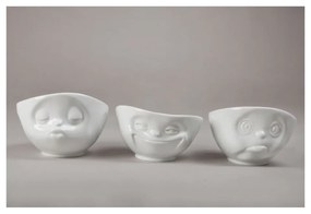 Bílá porcelánová usměvavá miska 58products