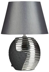 Moderní černo-stříbrná stolní lampa ESLA Beliani