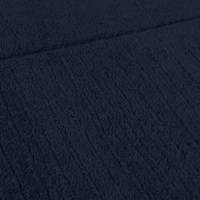 Flair Rugs, Kusový ručně tkaný koberec Tuscany Textured Wool Border Blue, 120x170, modrá, ložnice