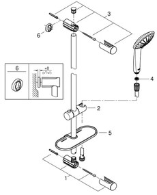 GROHE 27227001 - Sprchová souprava EUPHORIA 900 mm lesklý chrom