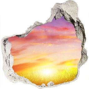 Wallmuralia Nálepka fototapeta 3D výhled Západ slunce 75x75 cm