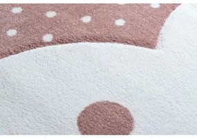 koberec PETIT KRÁLÍČEK, růžový velikost 120x170 cm | krásné koberce cz