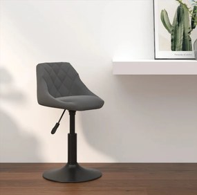 vidaXL Barová židle samet [335323] Barva: Tmavě šedá