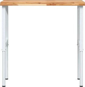 Pracovní stůl 100x60x(73–99,5) cm masivní akácie obdélníkový 3309715