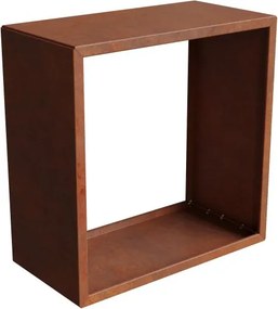 Modulový systém FLEXORA 800 × 800 mm – dřevník, záhon a květináč