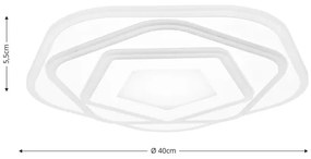 Brilagi - LED Stmívatelné stropní svítidlo MODERN LED/64W/230V 2700-6500K + DO