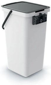 Odpadkový koš SELECT 25 l popelavě šedý