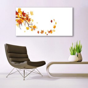 akrylový obraz Listy Umění Rostlina 120x60 cm