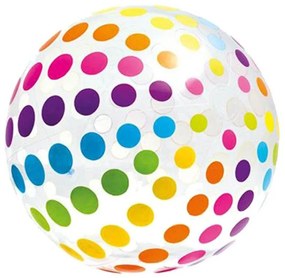 Nafukovací plážový míč Intex 59065 barevný 107 cm - vícebarevná