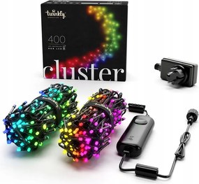 Ozdobné lampičky Twinkly Cluster 400 Led Rgb 6 m