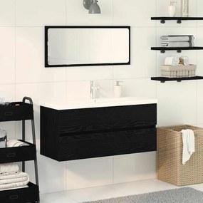 Skříňka pod umyvadlo Černý dub 90 x 39 x 62 cm Kompozitní dřevo 3333141