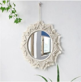 Tutumi REA, nástěnné zrcadlo Boho 50cm, 322047, HOM-03003
