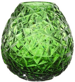 Váza Rock, barva zelená výška 210 mm
