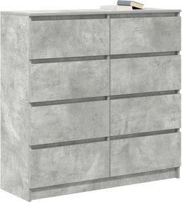 Příborník betonově šedý 100x35x99 cm kompozitní dřevo 3328492