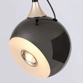Toolight REA, LAMP LED G087-1CP BLACK CHROME, OSW-09704